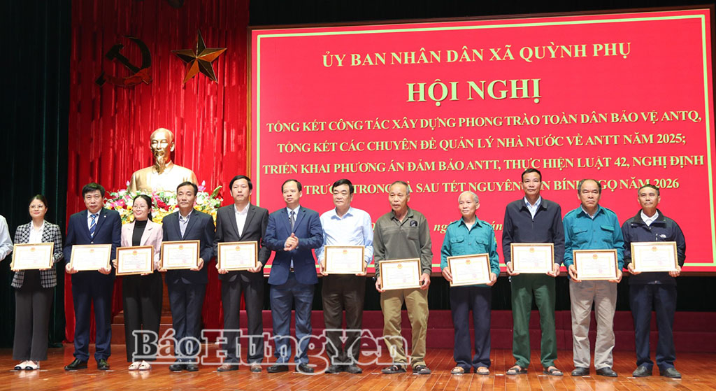 Tổng kết các chuyên đề công tác quản lý nhà nước về an ninh, trật tự ...