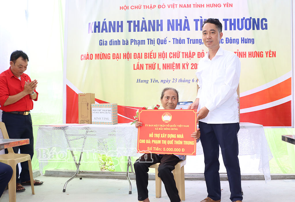 Khánh thành, bàn giao nhà tình thương tại xã Bắc Đông Hưng - Báo Hưng ...